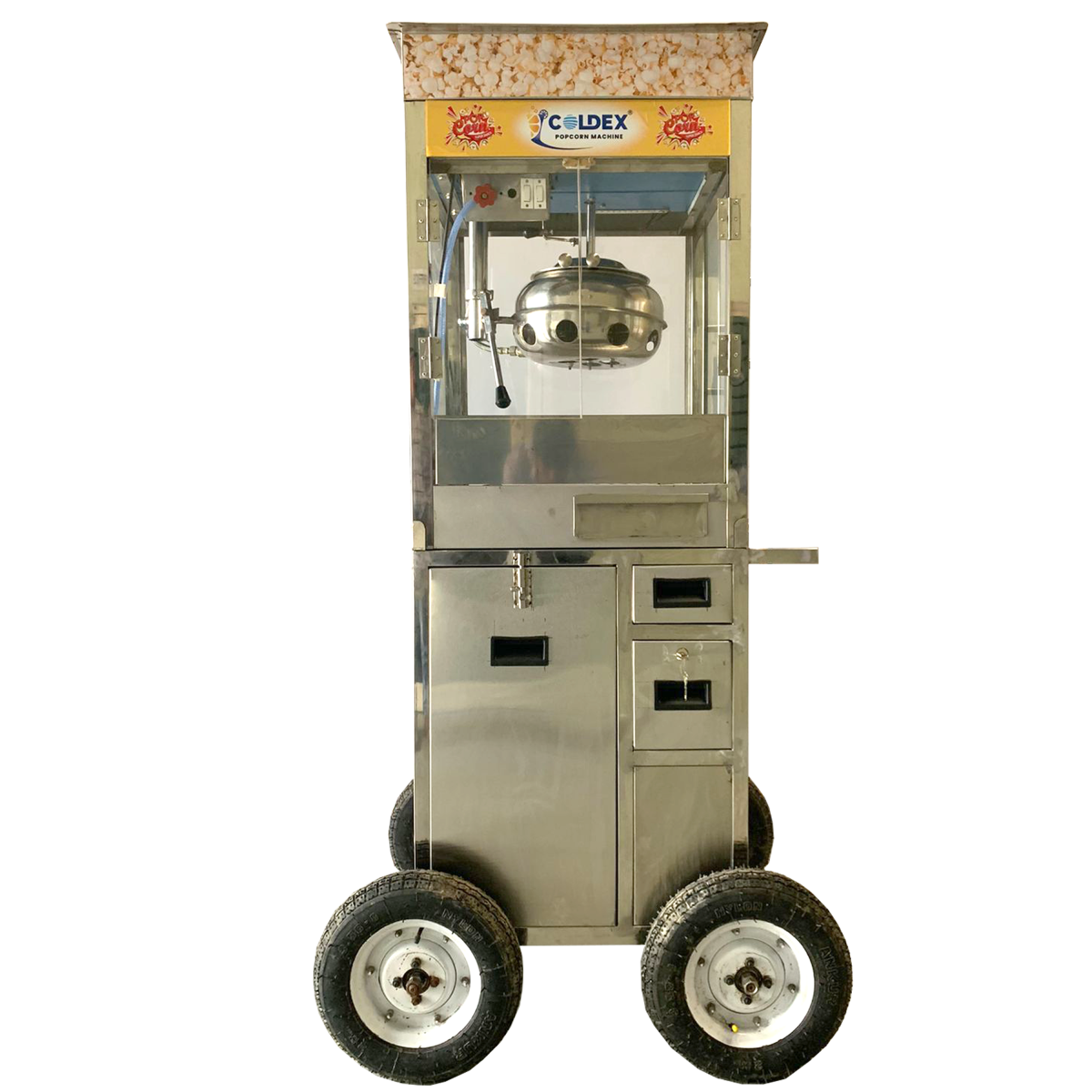 Buy Popcorn Cart or Trolley in India - Coldex India